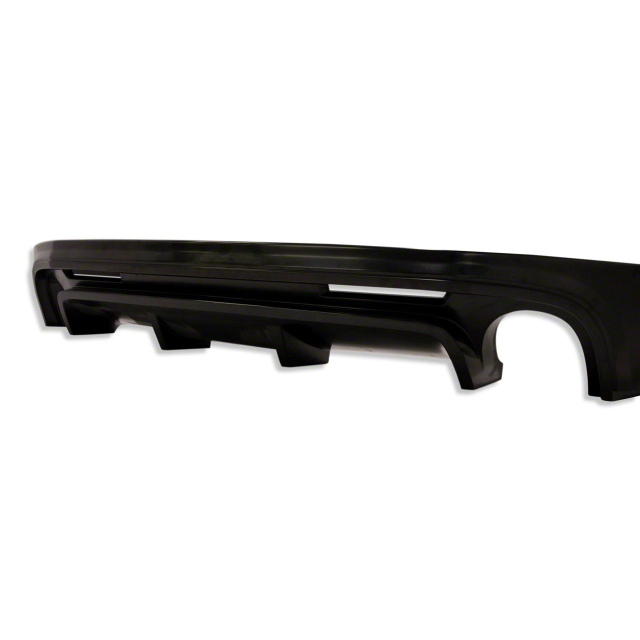 Mustang Boy Racer Rear Lower Valance; Unpainted (13-14 Mustang GT, V6 ...