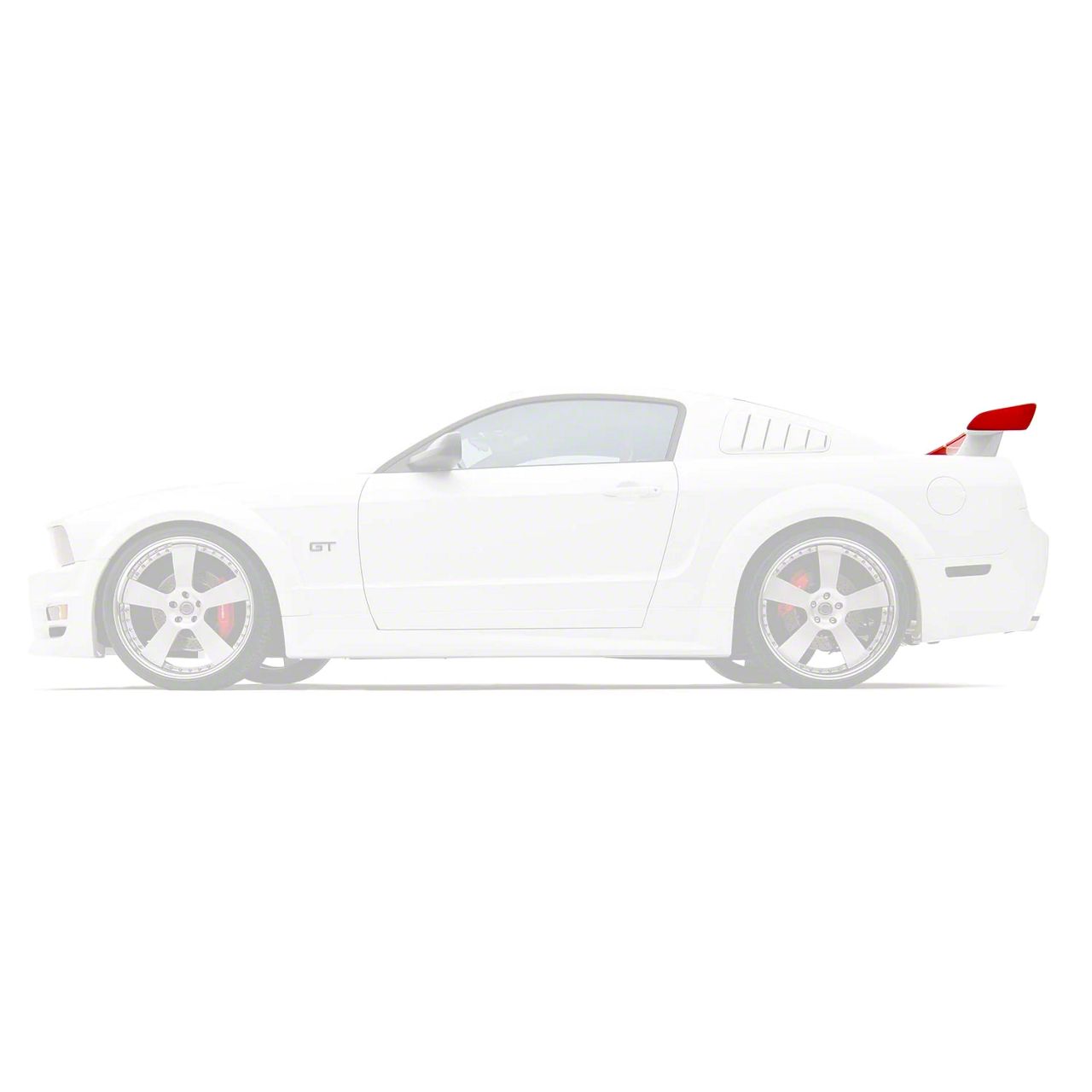 Mustang Boy Racer Rear Spoiler; Unpainted (05-09 Mustang) - Free Shipping
