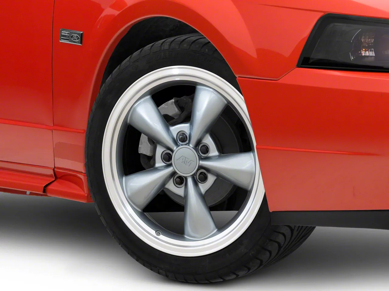 Mustang Bullitt Anthracite Wheel; 18x8; 30mm Offset (99-04 Mustang ...