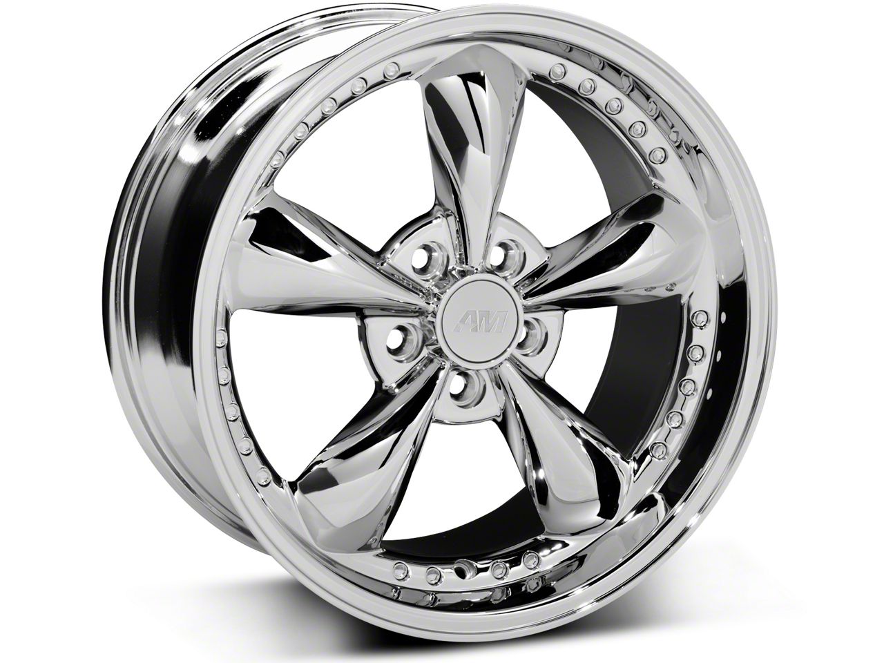 Mustang 18x9 Bullitt Motorsport Wheel & Mickey Thompson Street Comp ...