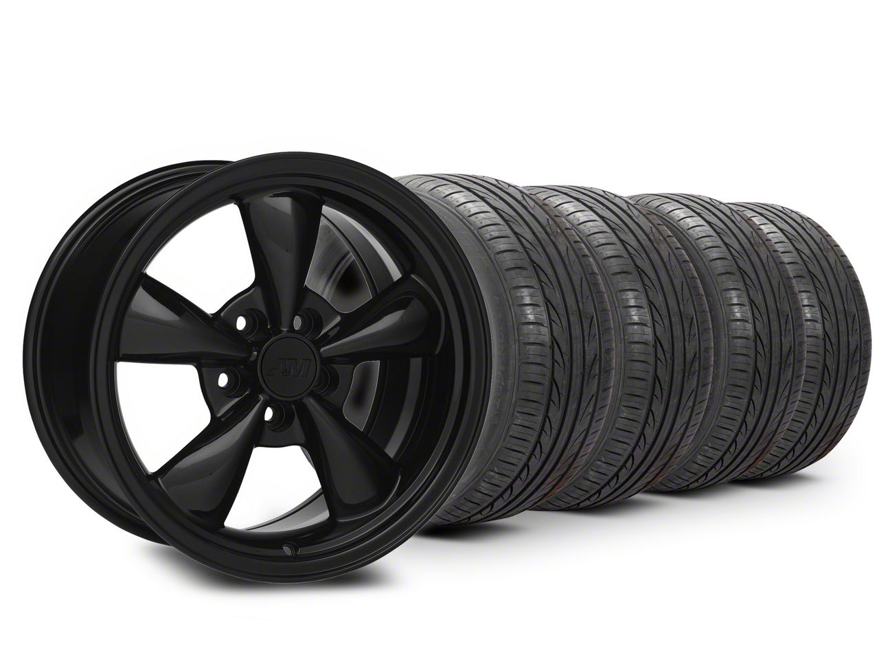 Mustang 17x9 Bullitt Wheel & Lionhart All-Season LH-503 Tire Package ...