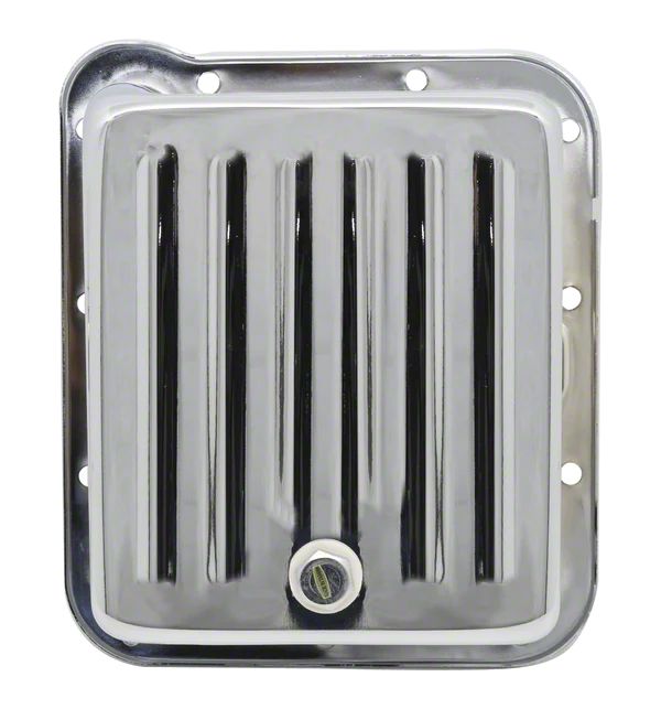 Mustang C6 Case Fill Style Deep Sump Transmission Pan; Chrome (79-81 ...