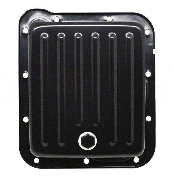 Mustang C6 Case Pan Style Transmission Pan; Black (79-81 Mustang ...