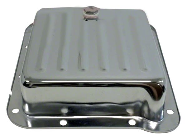 Mustang C6 Case Pan Style Transmission Pan; Chrome (79-81 Mustang ...