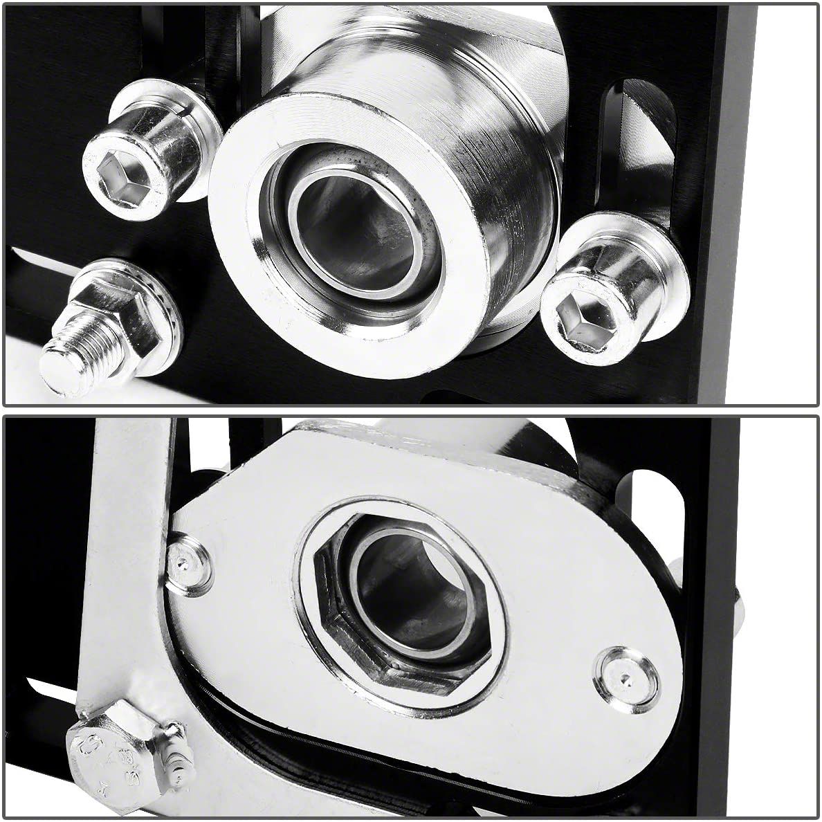 Mustang Camber Caster Plates; Black (94-04 Mustang) - Free Shipping