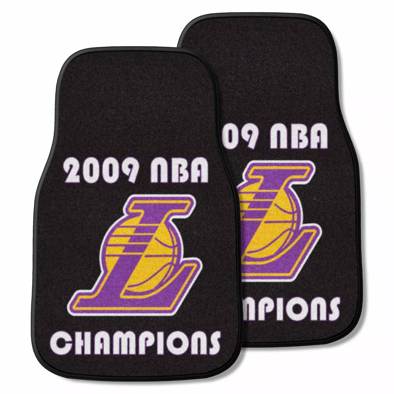 Mustang Carpet Front Floor Mats with Los Angeles Lakers 2009 NBA ...