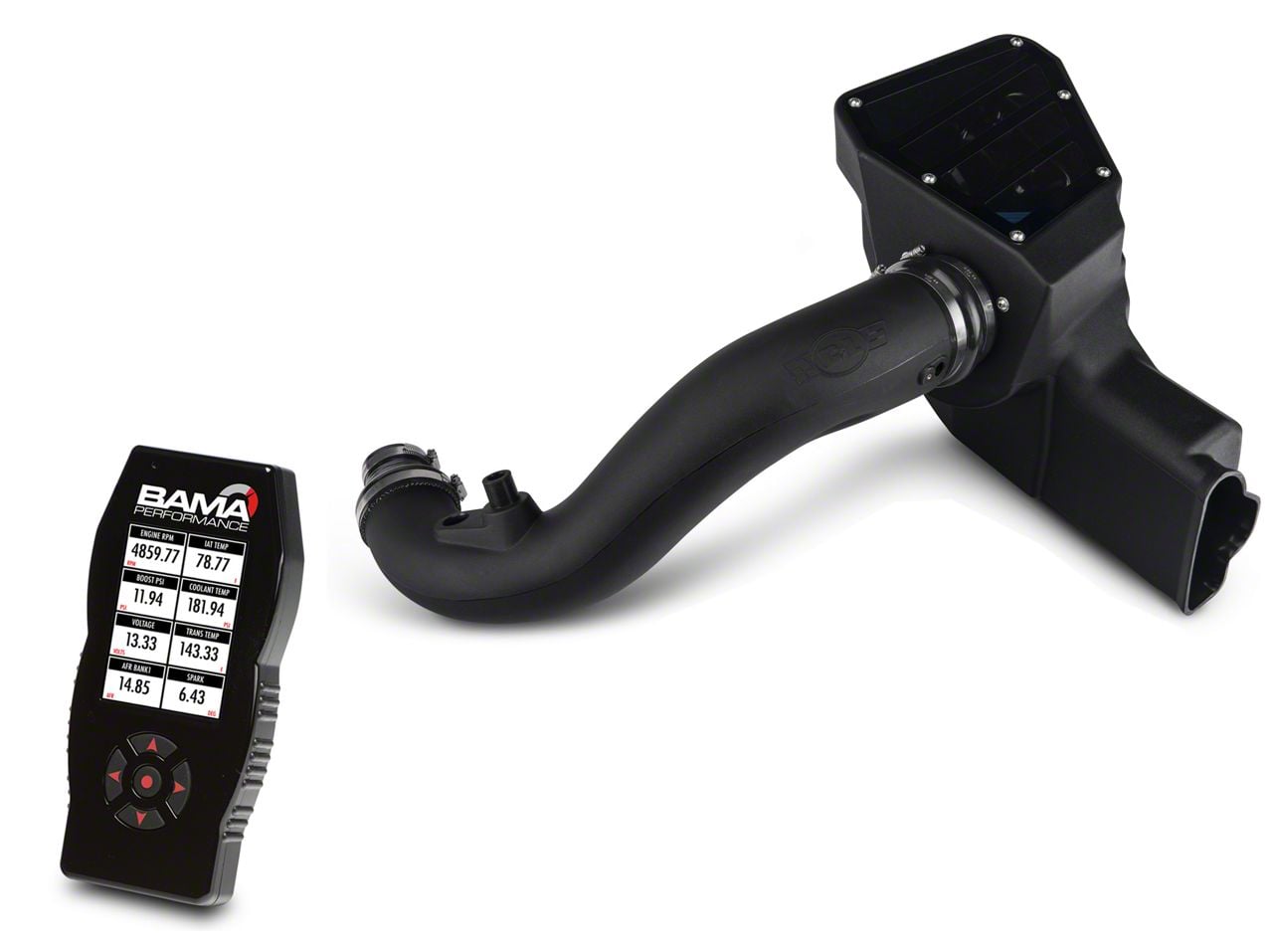 Mustang C&L Cold Air Intake and BAMA X4/SF4 Power Flash Tuner (15-17 ...