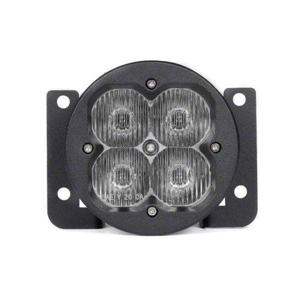 Mustang Concept Series 3-Inch Round LED Fog Lights; Driving Beam (15-17 ...