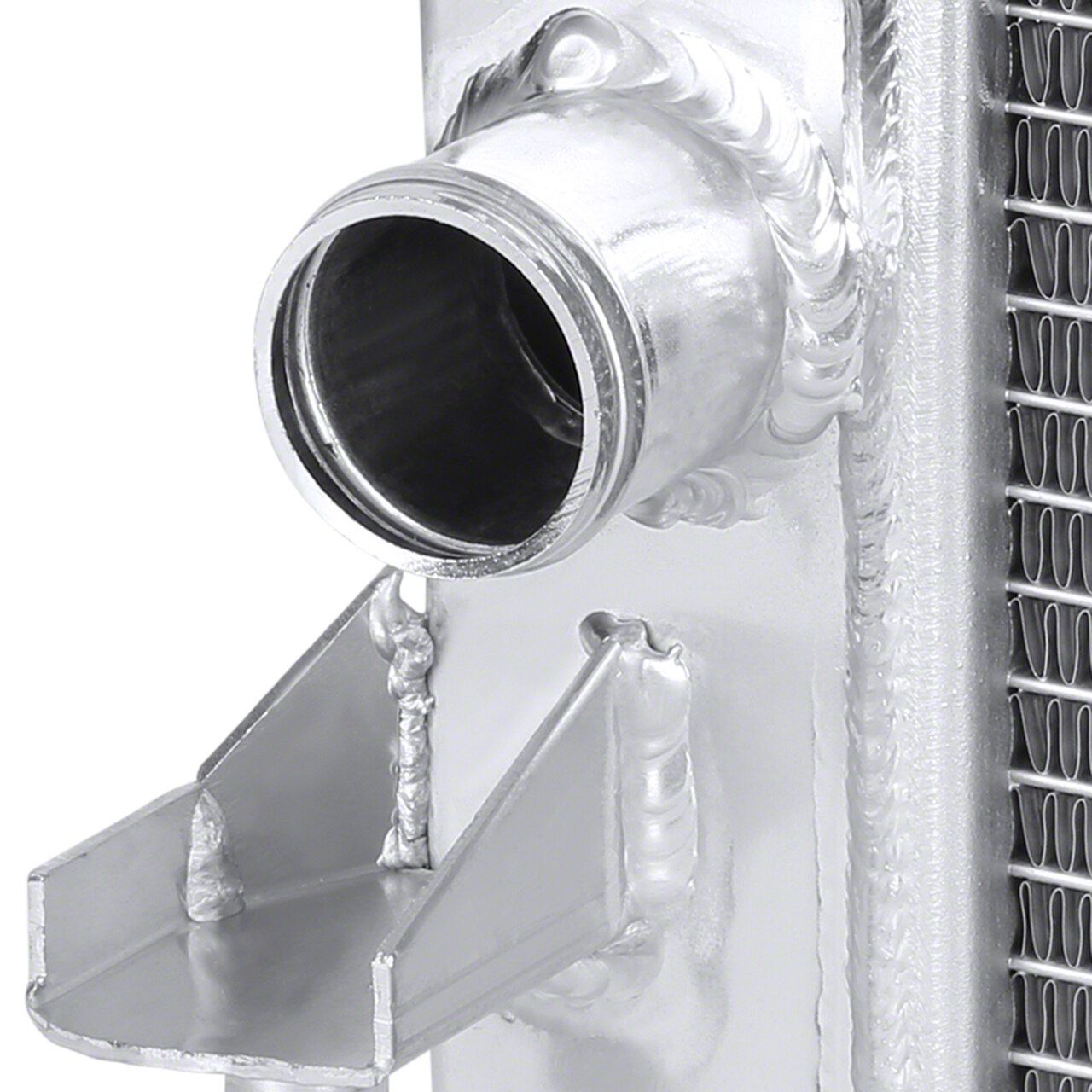 Mustang Aluminum Performance Radiator; 3-Row (05-14 Mustang w/ Manual ...