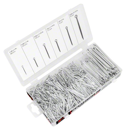 Universal AM Cotter Pin Assortment; 1000-Piece Set - Free Shipping