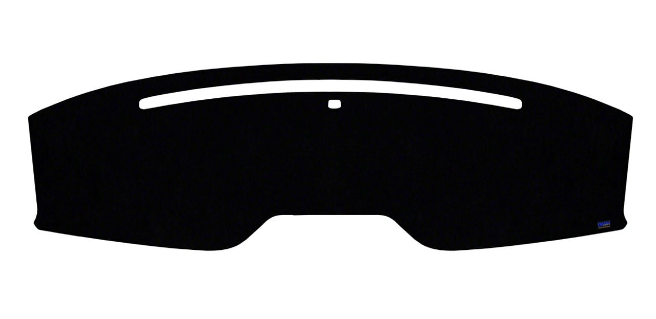 Mustang Custom Fit Dash Cover; Dashtex Black (15-23 Mustang w/o Forward ...