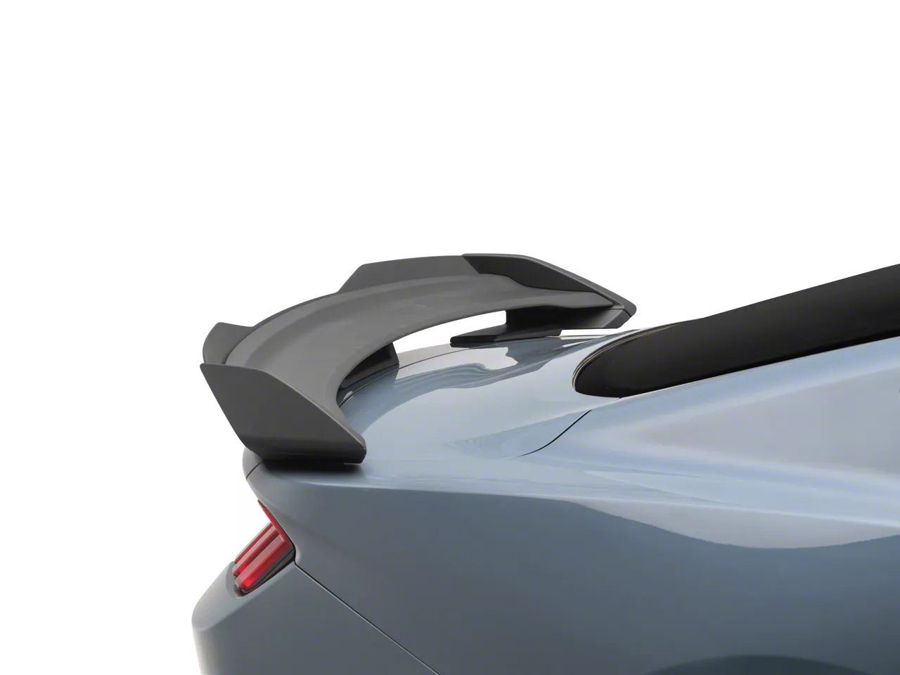 Mustang Dark Horse Style Rear Spoiler; Matte Black (24-25 Mustang ...