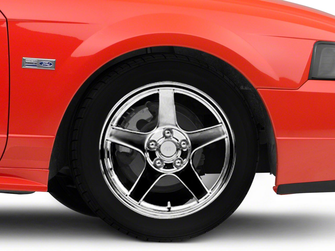 Mustang 17x9 2003 Cobra Style Wheel & Mickey Thompson Street Comp Tire ...