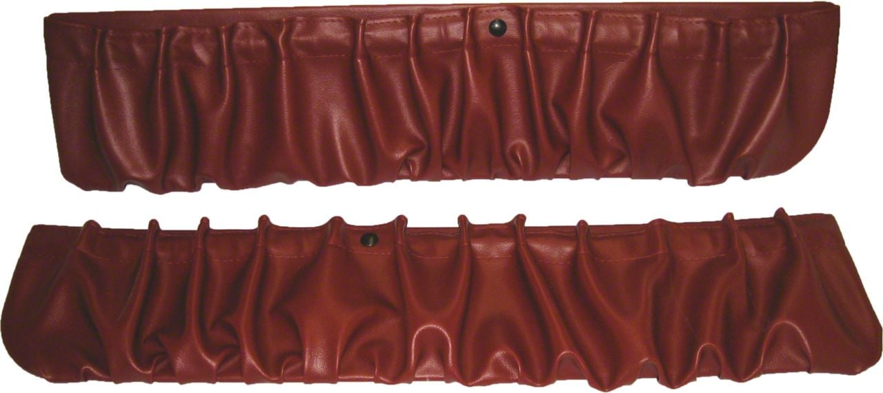 Mustang Door Panel Map Pockets; Vinyl (87-93 Mustang Coupe, Hatchback ...