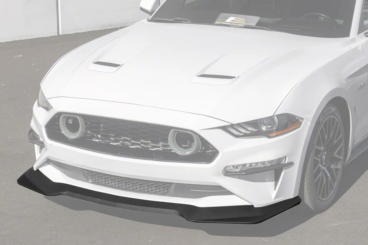 Mustang EOS Performance Package Front Splitter; Matte Black (18-23 ...