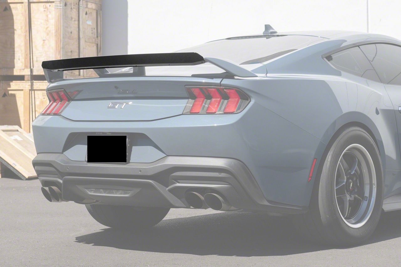Mustang EOS Performance Track Style Rear Spoiler Gurney Flap; Hydro ...