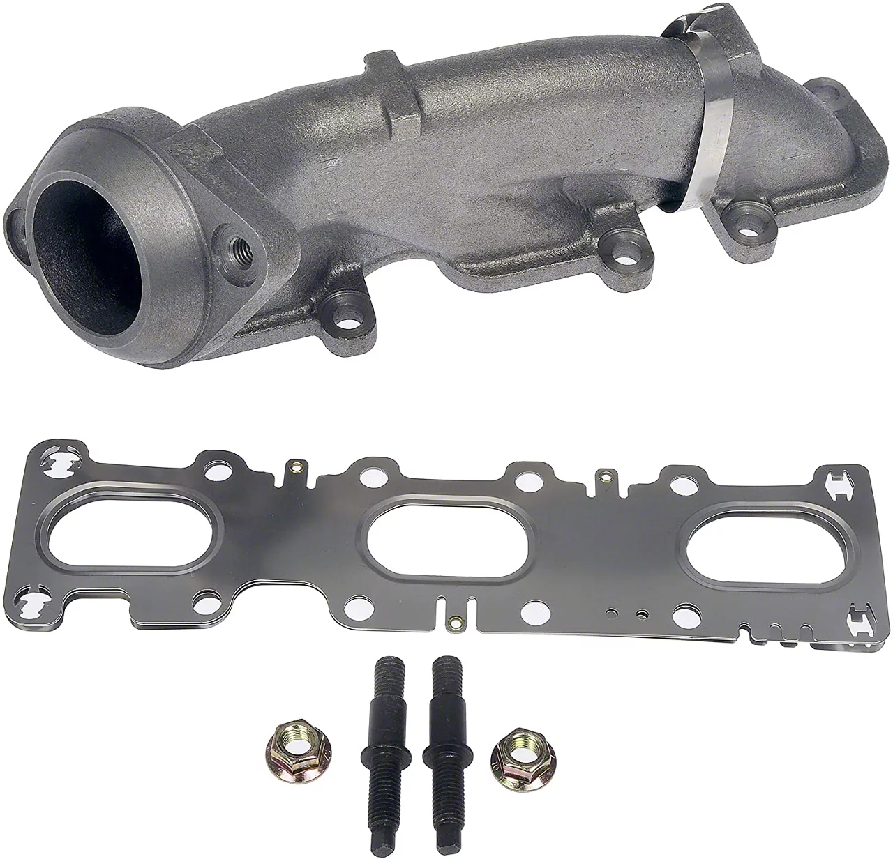 Mustang Exhaust Manifold Kit; Passenger Side (11-17 Mustang V6) - Free ...