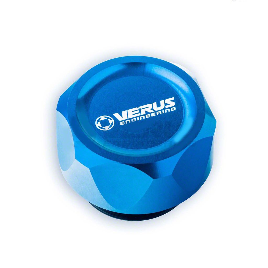 Mustang FHS Oil Cap; Anodized Blue (15-17 Mustang GT; 15-20 Mustang ...