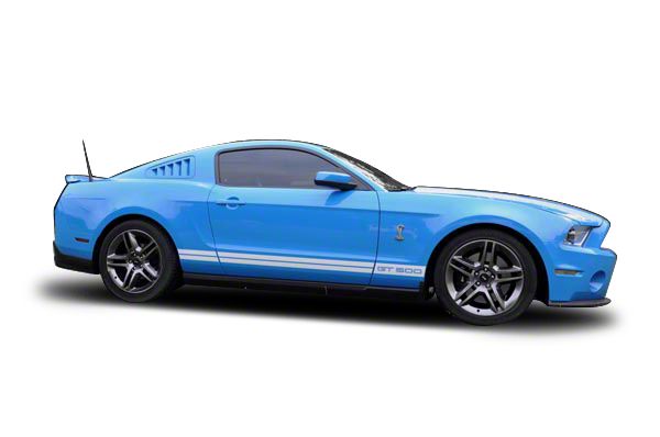 SHR Mustang Flush-Mount Quarter Window Louvers; Unpainted S297-300 (10 ...