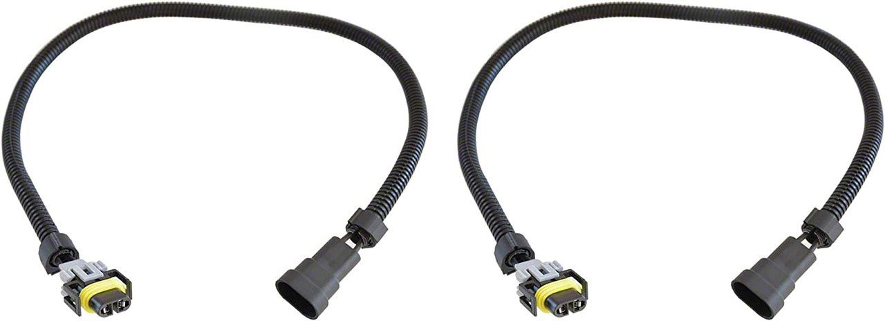 Mustang Fog Light Extensions; H10 to H11 (10-12 Mustang GT California ...