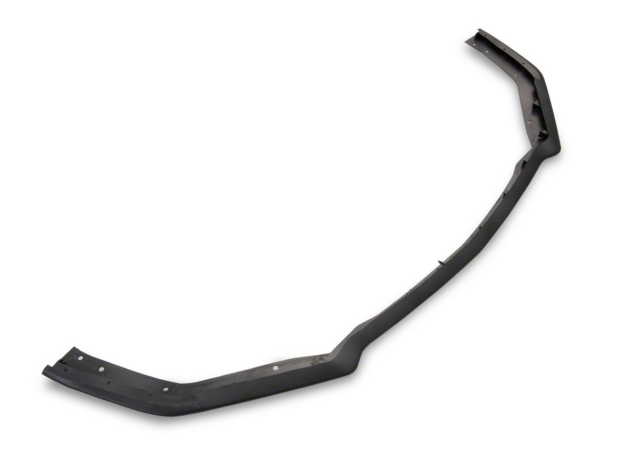 Mustang Replacement Front Bumper Chin Spoiler; Carbon Black (18-23 ...