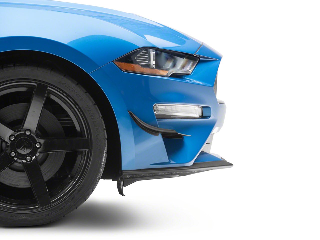 Mustang Front Bumper Dive Plane Canards (18-23 Mustang GT) - Free Shipping