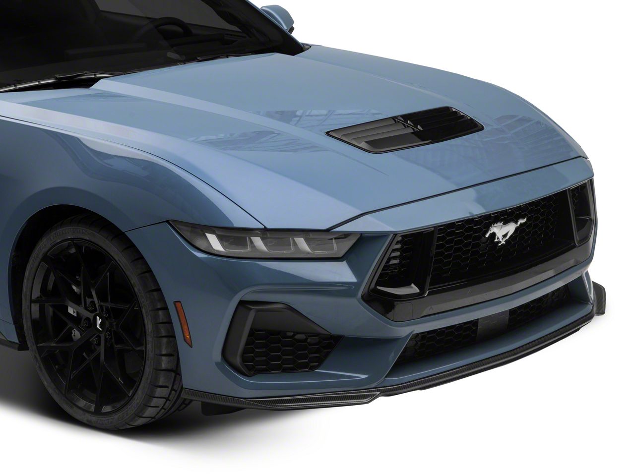 Mustang Front Chin Splitter; Carbon Fiber (24-26 Mustang, Excluding ...