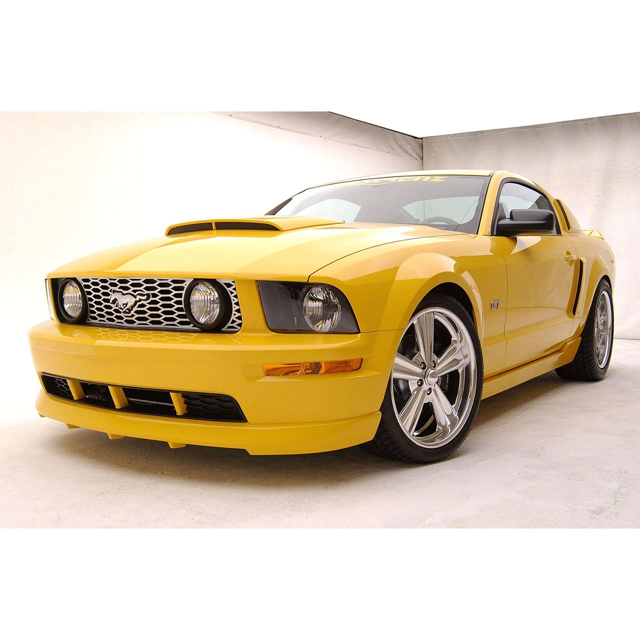 Mustang Front Fascia Air Dam; Unpainted (05-09 Mustang GT, V6) - Free ...