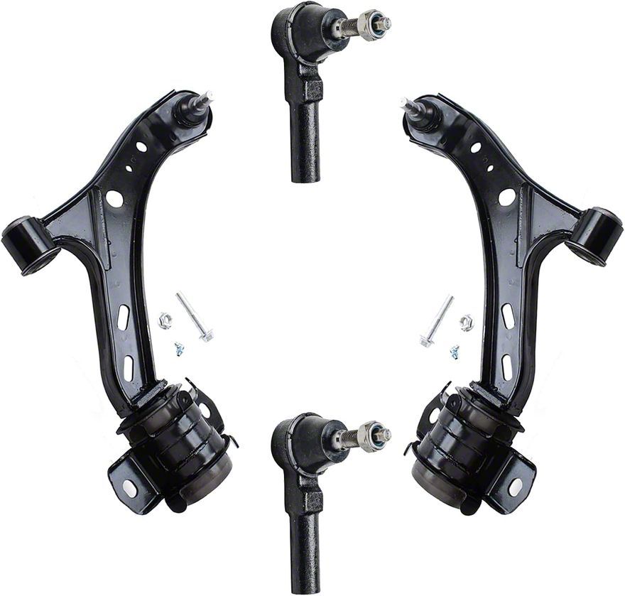 Mustang Front Lower Control Arms with Outer Tie Rods (05-09 Mustang GT ...