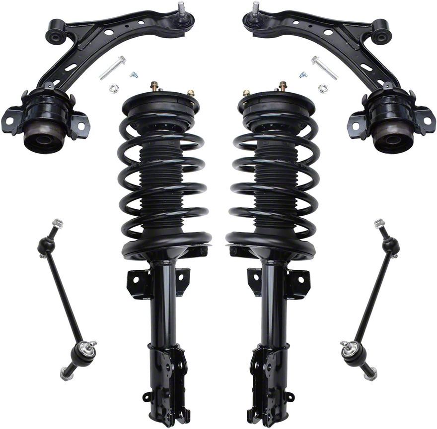 Mustang Front Lower Control Arms with Strut and Spring Assemblies and ...