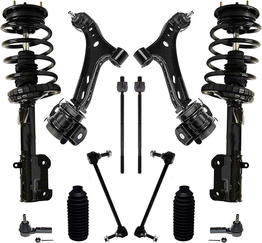 Mustang Front Lower Control Arms with Strut and Spring Assemblies, Sway ...