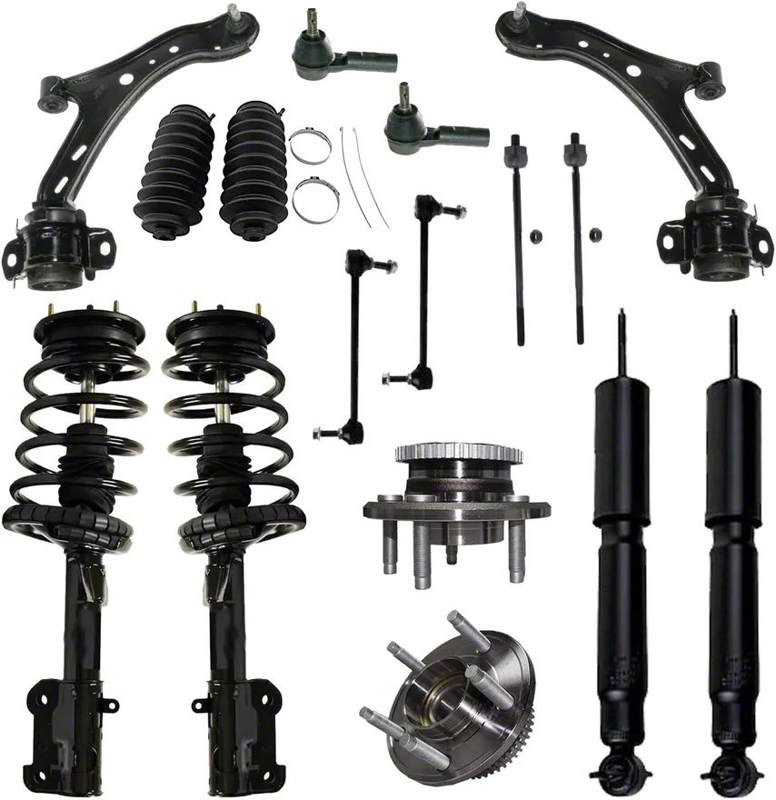 Mustang Front Strut and Spring Assemblies with Lower Control Arms ...