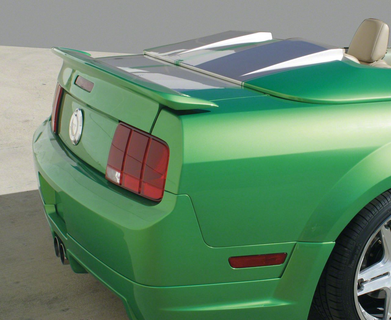 Street Scene Mustang Gen 2 Rear Spoiler; Unpainted 950-70739 (05-09 ...