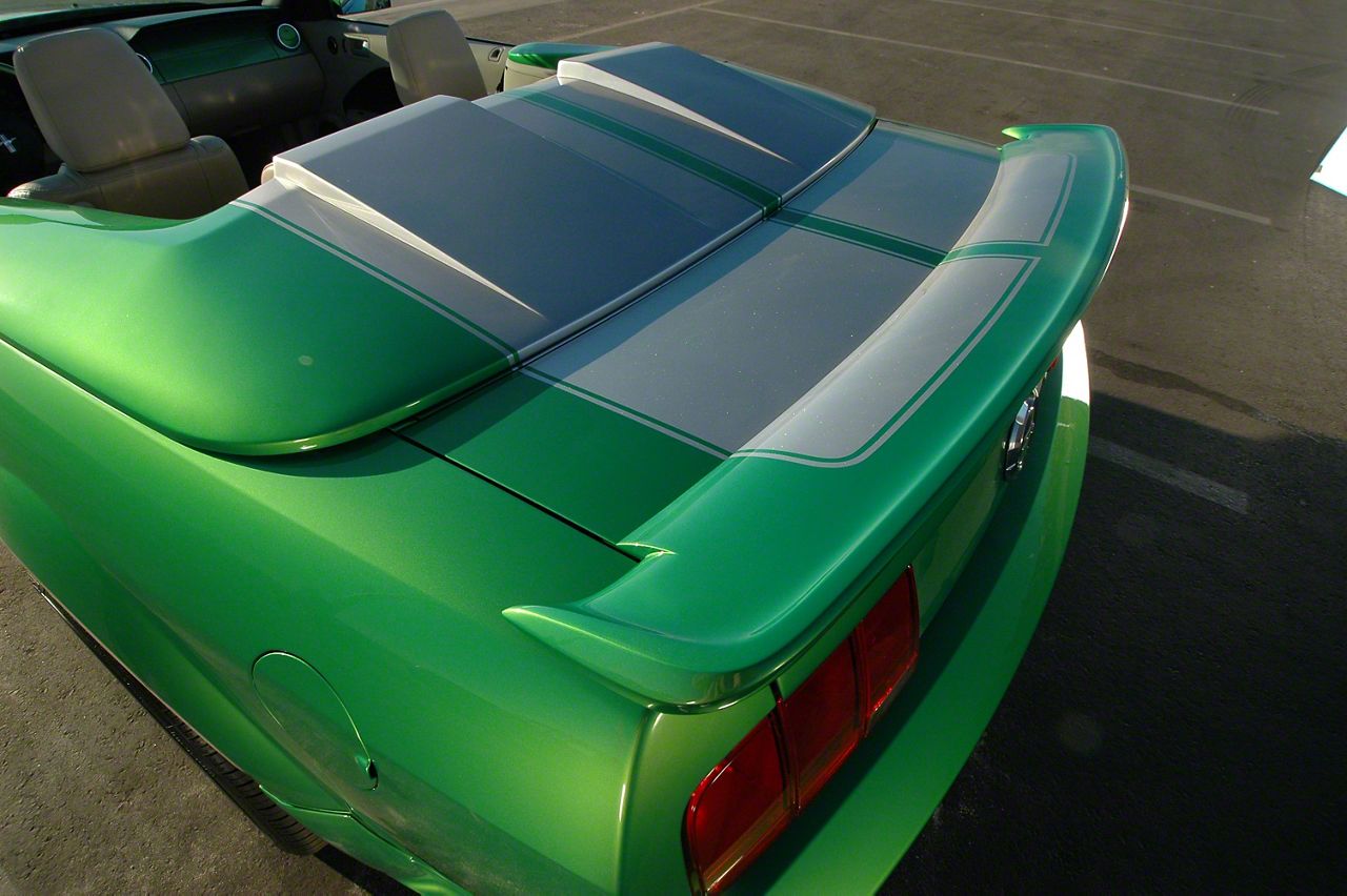 Street Scene Mustang Gen 2 Rear Spoiler; Unpainted 950-70739 (05-09 ...