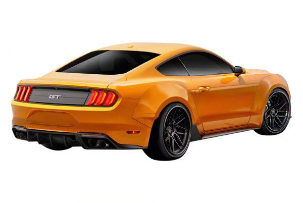 Mustang Grid Widebody Kit; Unpainted (18-23 Mustang GT Fastback ...