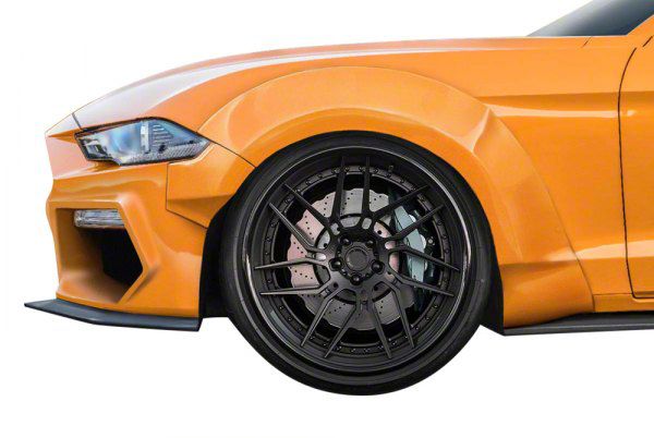 Mustang Grid Widebody Kit; Unpainted (18-23 Mustang GT Fastback ...