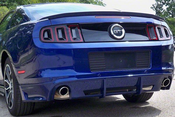 Mustang Ground Effects Kit; Unpainted (13-14 Mustang GT, V6) - Free ...