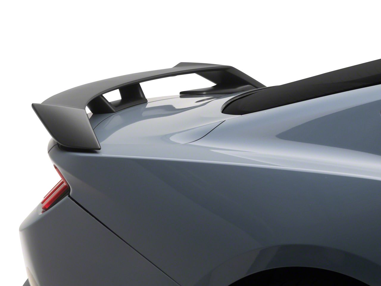 Mustang GT Package Rear Spoiler; Matte Black (24-25 Mustang Fastback ...