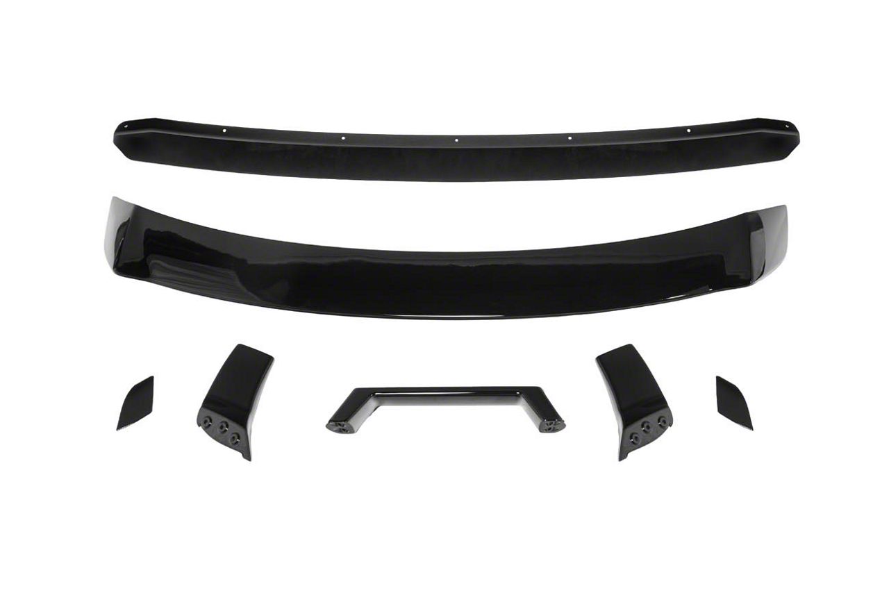 Mustang GT Performance Pack Style Rear Spoiler with Gurney Flap; Glossy ...