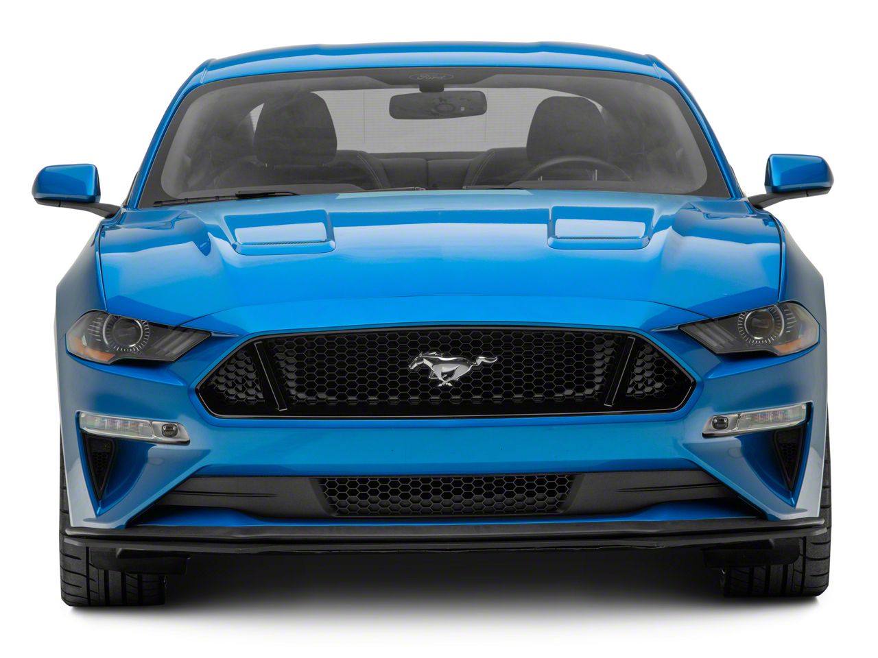 2014 Mustang Rear Spoiler RT Style Front Bumper Chin Lip Spoiler ...