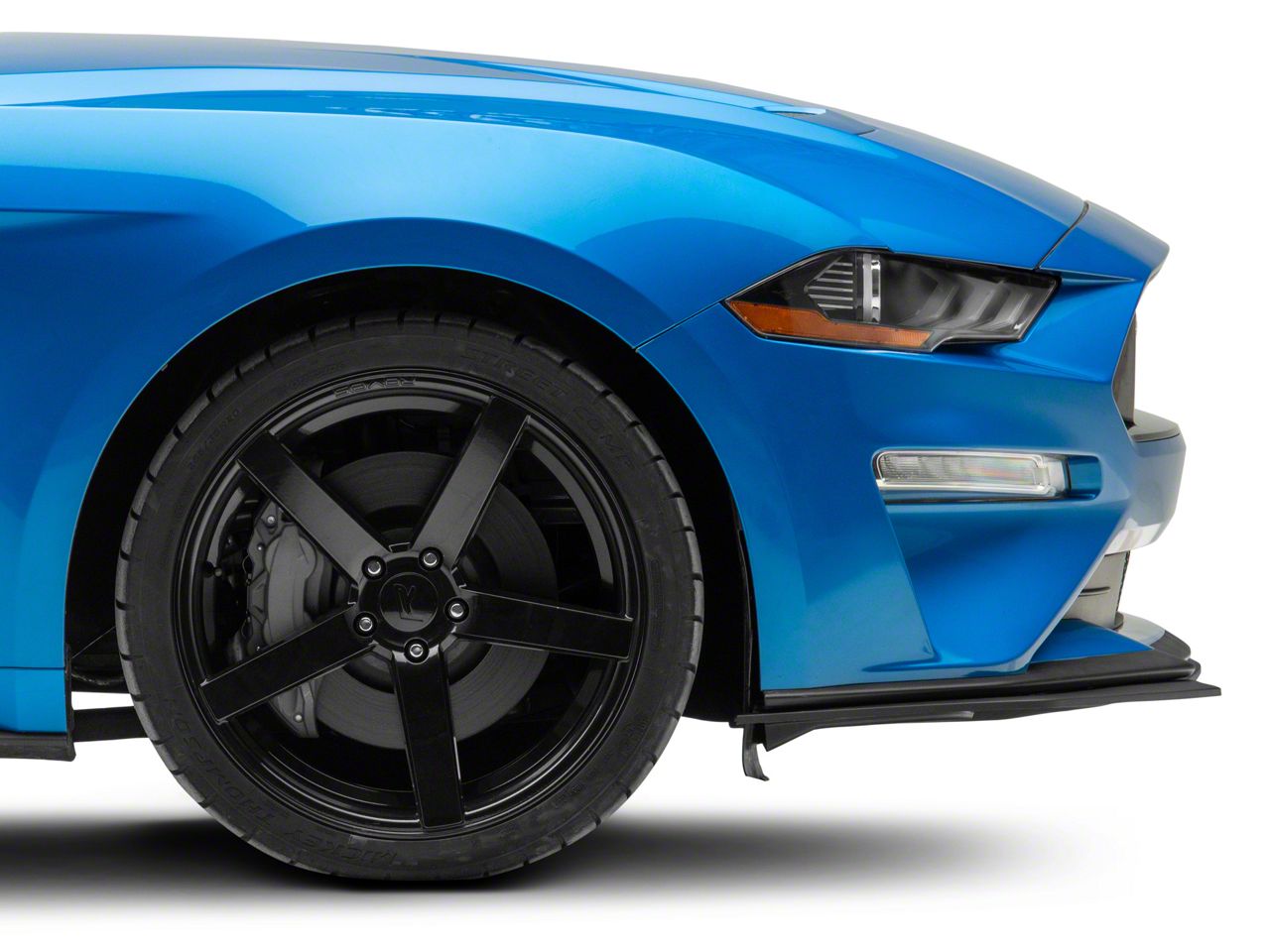 Mustang GT Style Front Chin Spoiler Splitter (18-23 Mustang GT ...