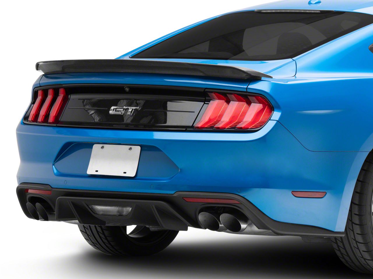 Mustang GT350 Track Pack Style Rear Spoiler; Carbon Fiber (15-23 ...