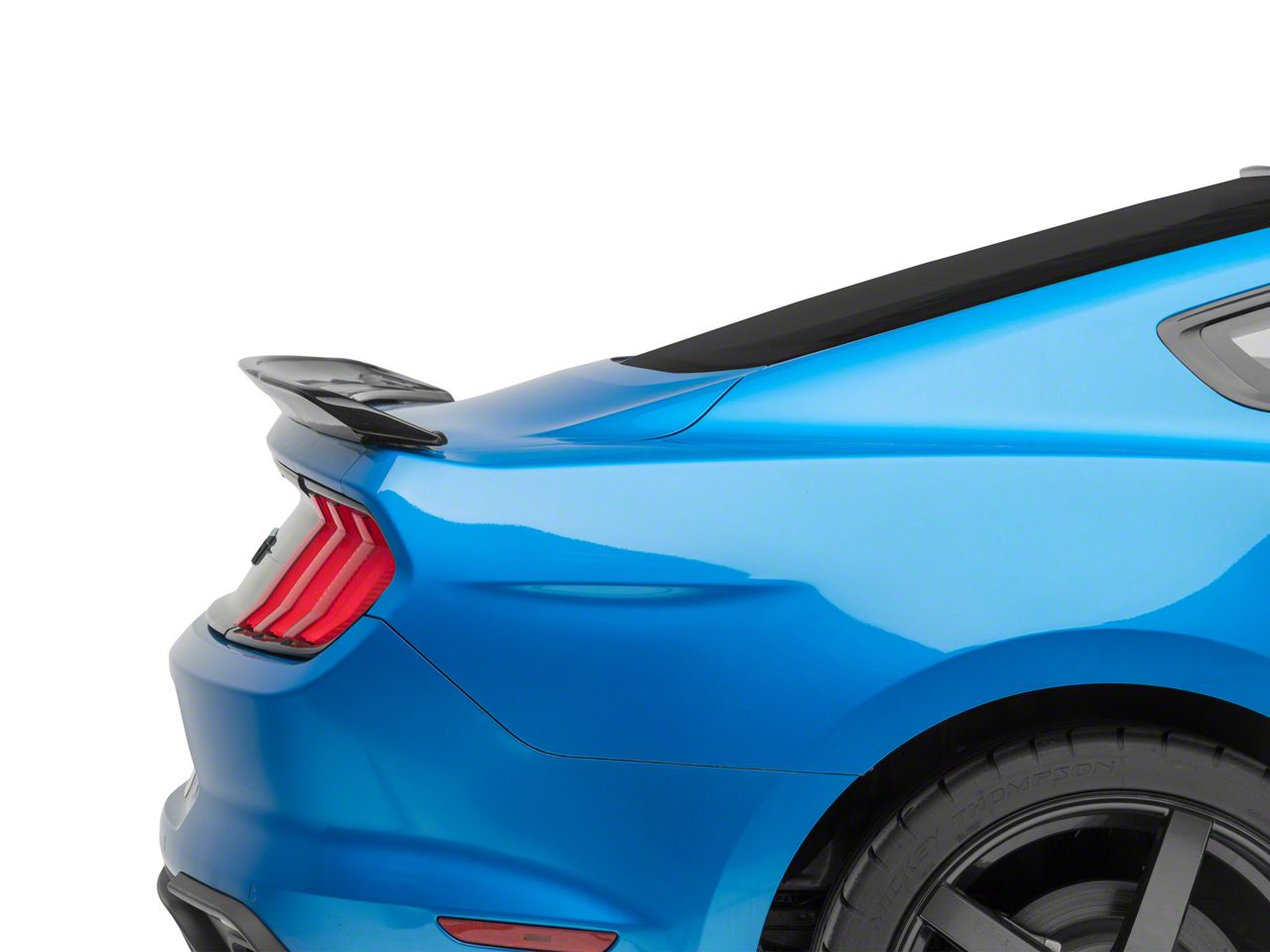 Mustang GT350 Track Pack Style Rear Spoiler; Gloss Black (15-23 Mustang ...