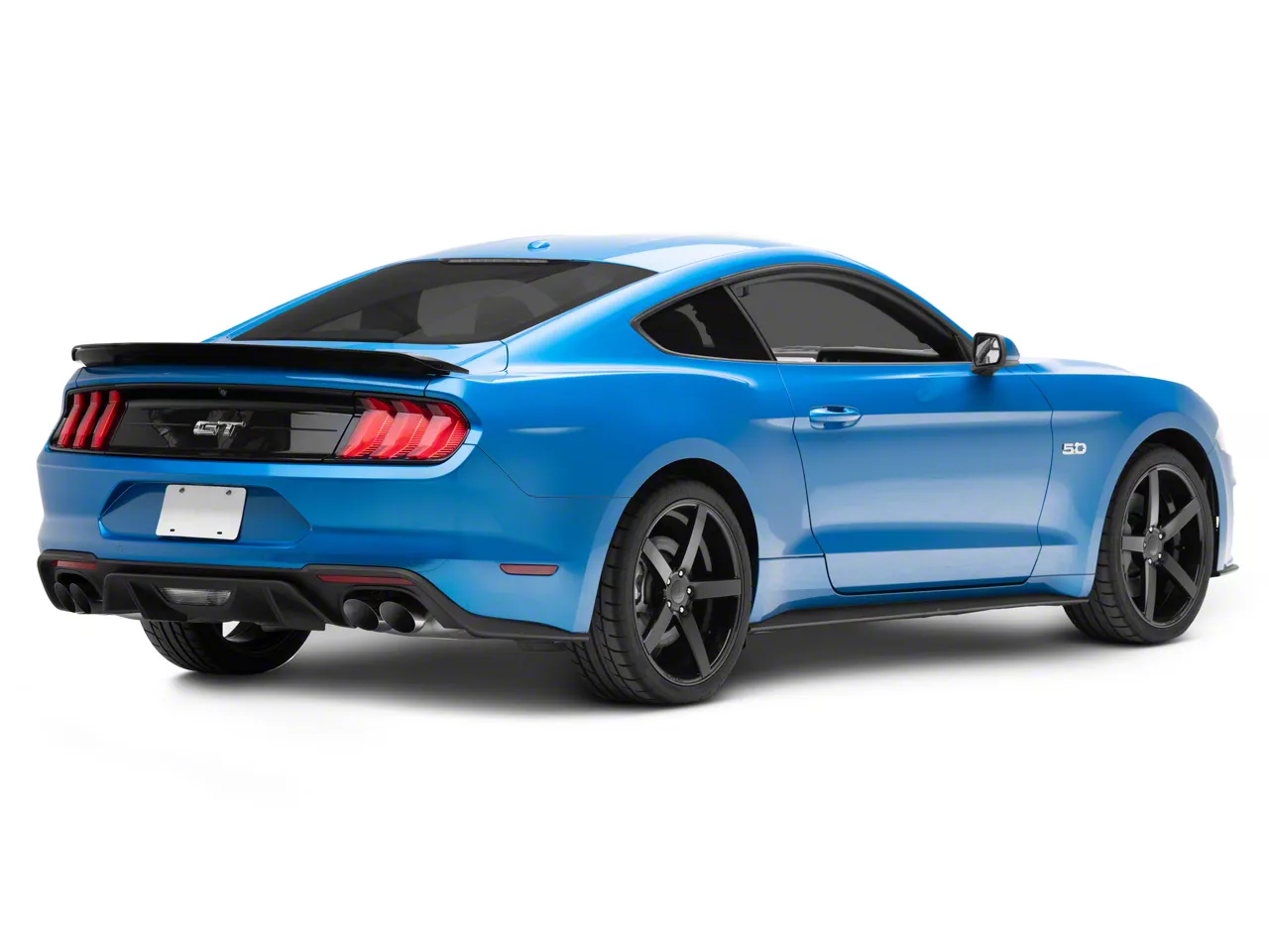 Mustang GT350 Track Pack Style Rear Spoiler; Gloss Black (15-23 Mustang ...