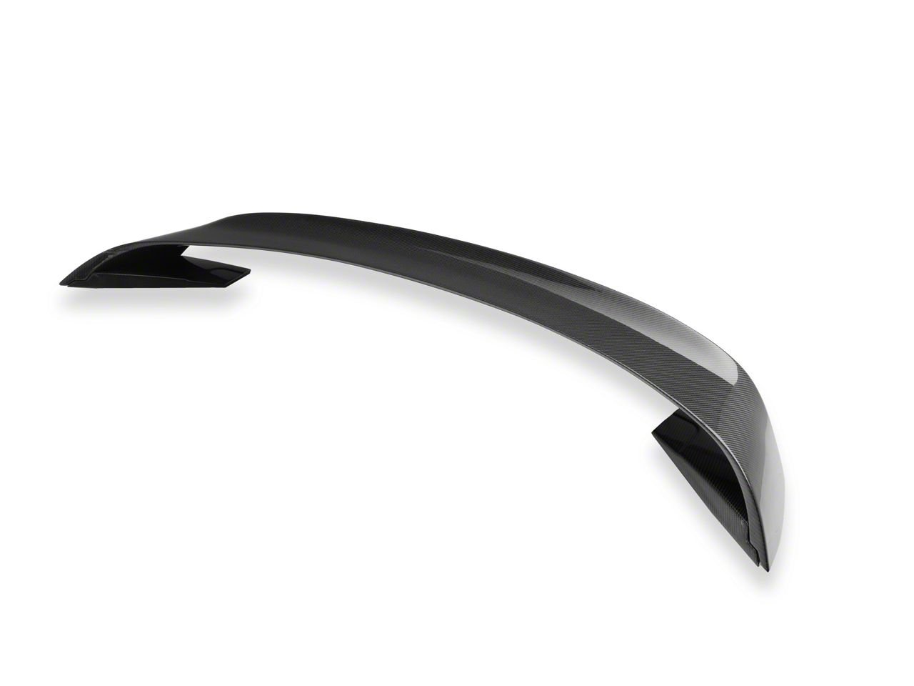 Mustang GT350R Style Rear Spoiler; Carbon Fiber (15-23 Mustang Fastback ...