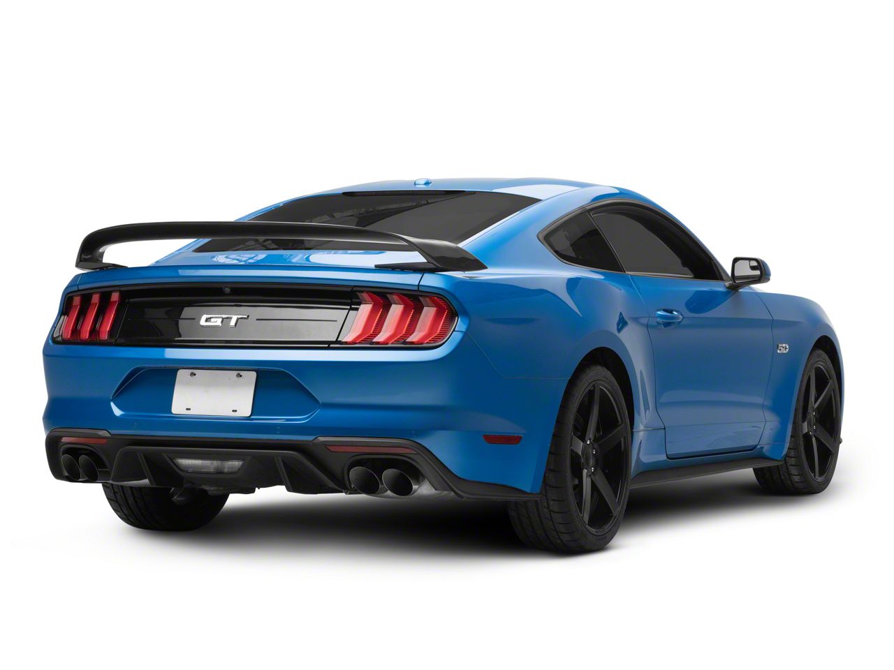 Mustang GT350R Style Rear Spoiler; Carbon Fiber (15-23 Mustang Fastback ...
