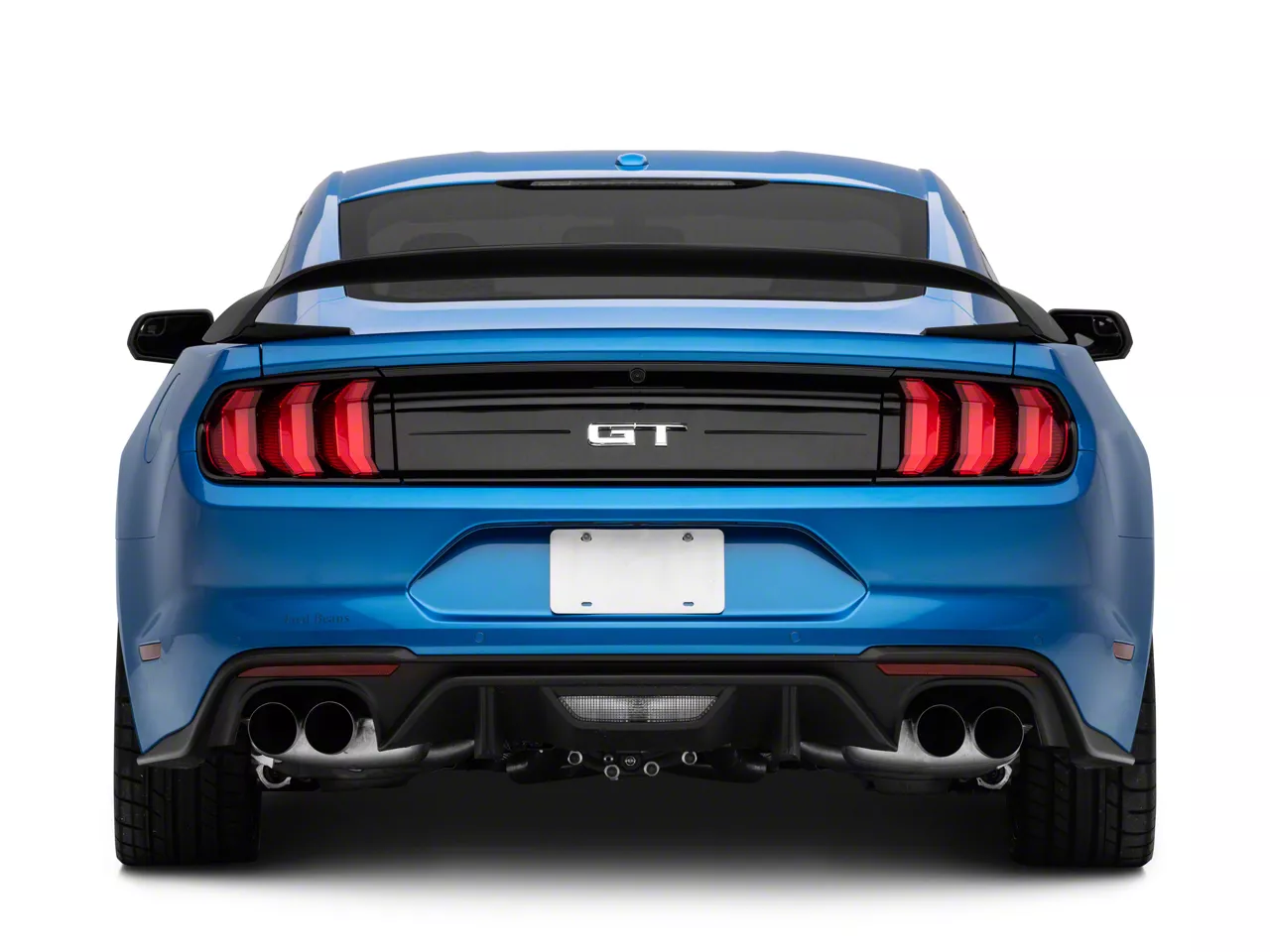 Mustang GT350R Style Rear Spoiler; Matte Black (15-23 Mustang Fastback ...