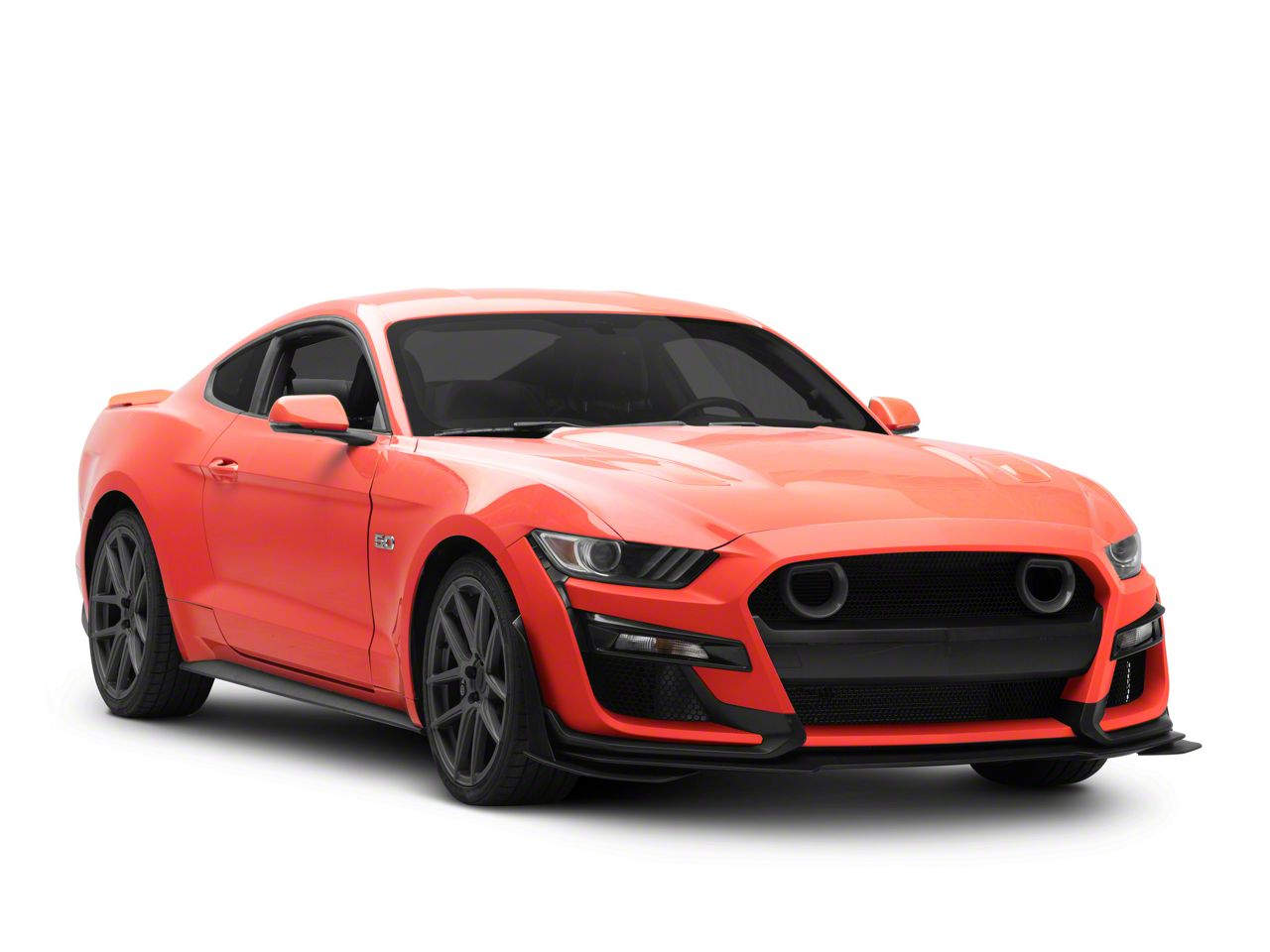 Mustang GT500 Style Conversion Front Bumper with LED Grille Kit ...