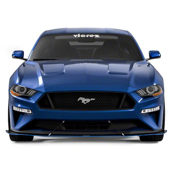 Mustang GT500 Style Front Splitter; Textured Black (18-23 Mustang GT ...