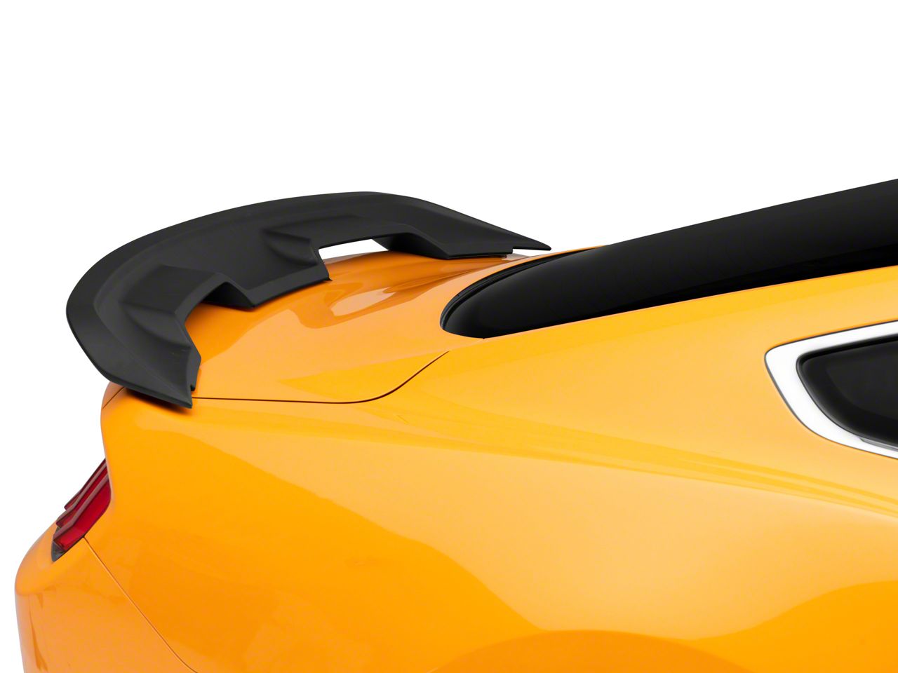 Mustang GT500 Style Rear Spoiler; Matte Black (15-23 Mustang Fastback ...